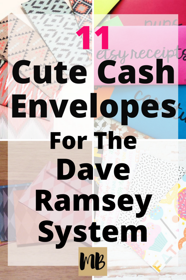 11 Cute Cash Envelopes For The Dave Ramsey System - Millennial Boss