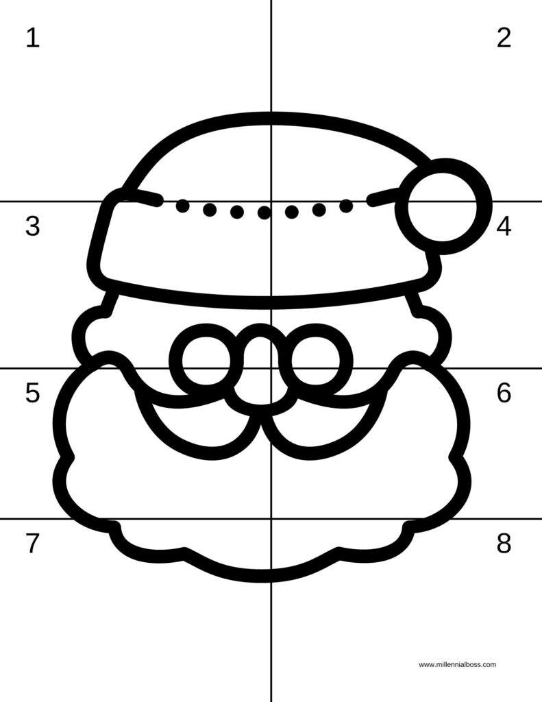 Santa Claus Drawing that is super easy to do